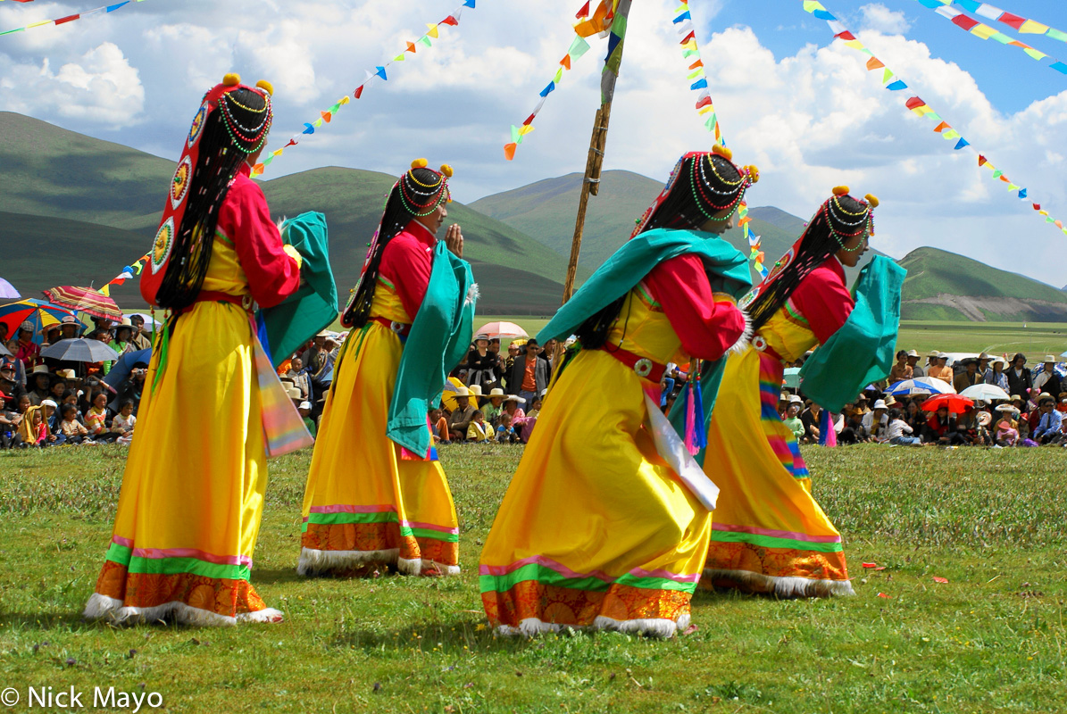Four Dancers | Sershul, Sichuan, China (2006) | Nick Mayo Photography